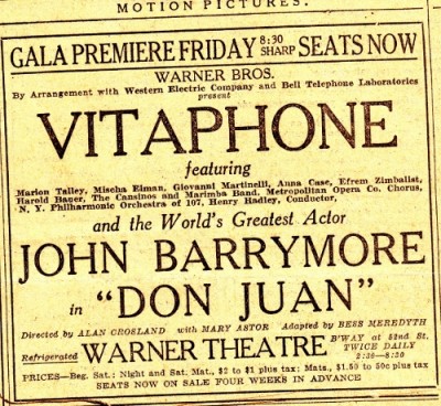 Sights and Sounds Reunited: The Vitaphone Project | Hometowns to Hollywood