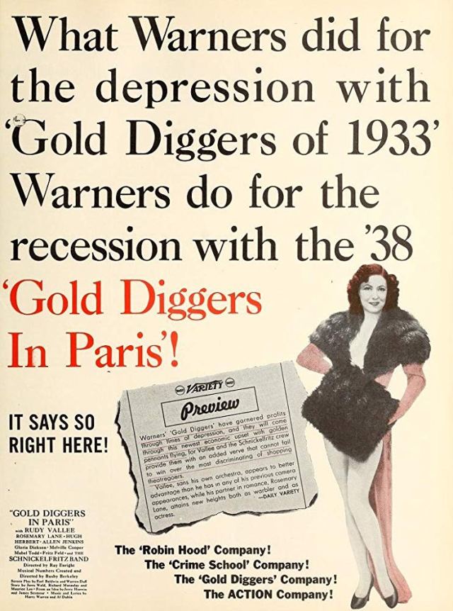 Gold Diggers in Paris (1938) | Hometowns to Hollywood