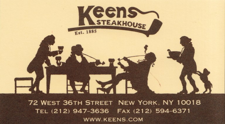Keens Steakhouse | Hometowns to Hollywood